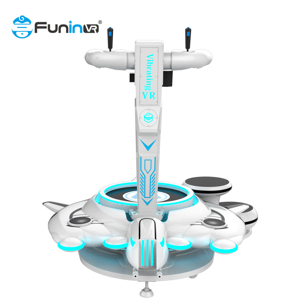 โหลดพิกัด 100 กก. VR Vibration Platform 9D Virtual Reality Game Flight ...